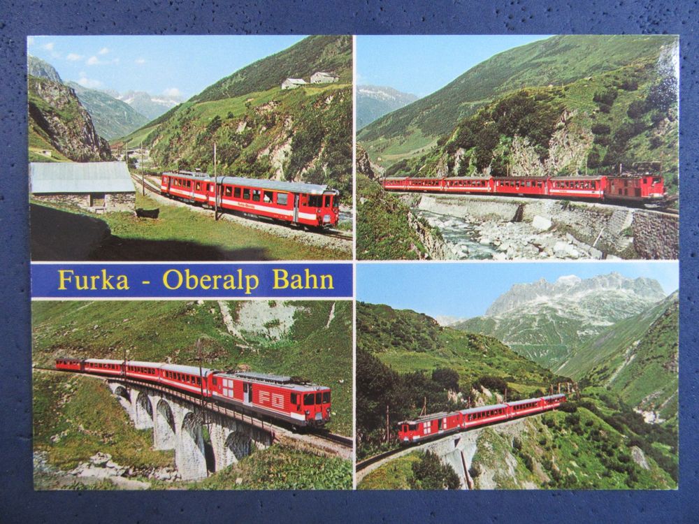 FURKA-OBERALP-BAHN 4BILDER | Kaufen auf Ricardo