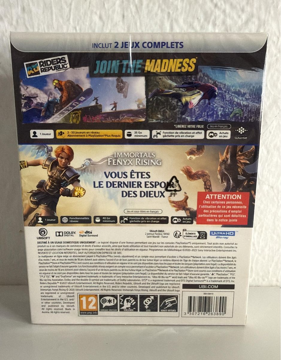 PS5 Riders Republic & Immortals Fenyx Rising - BRAND NEW! (Neu und ...