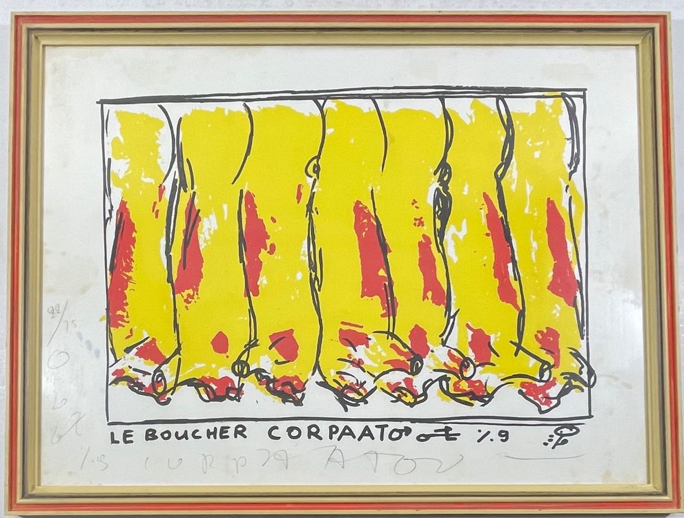 Jean Pierre Corpataux (1950) Serigraphie Handsigniert (Gebraucht) in Root für CHF 60 – mit ...