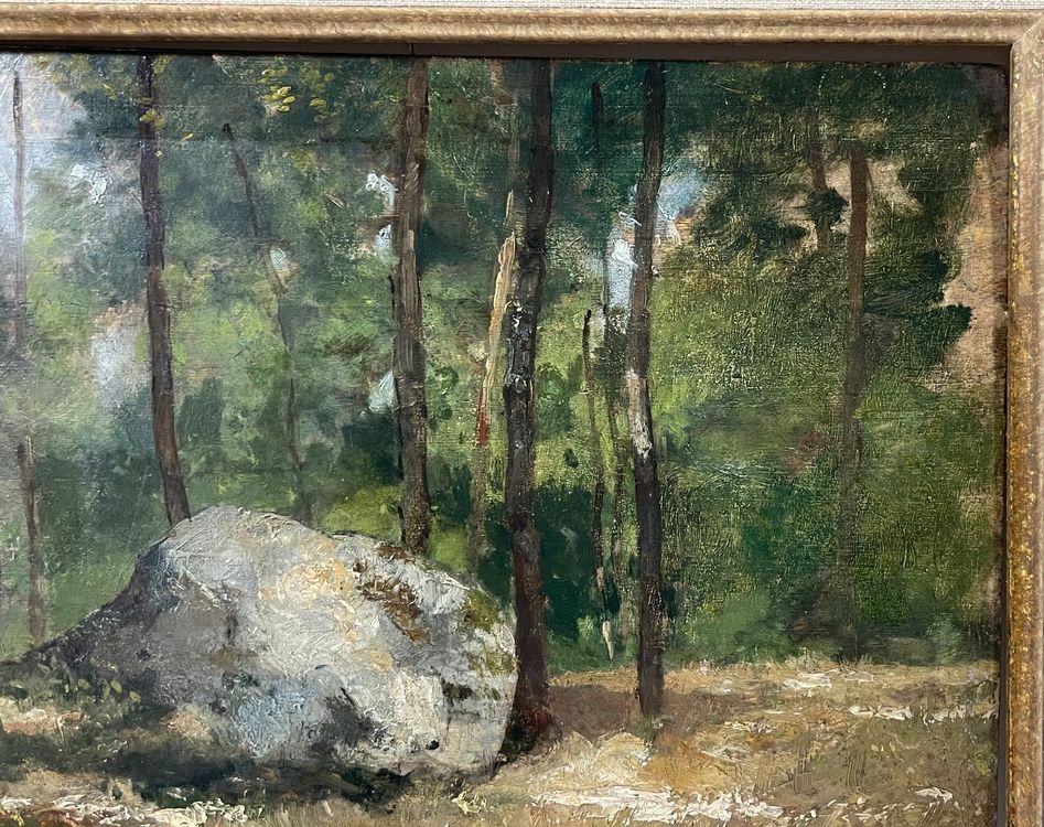 Französische Schule um 1900 Gemälde Wald Szene (Gebraucht) in Root für CHF 255 – mit Lieferung ...