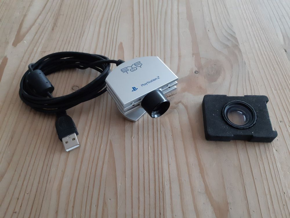 EyeToy USB Kamera + Weitwinkelobjektiv Eye Toy für Sony PS2 | Kaufen ...