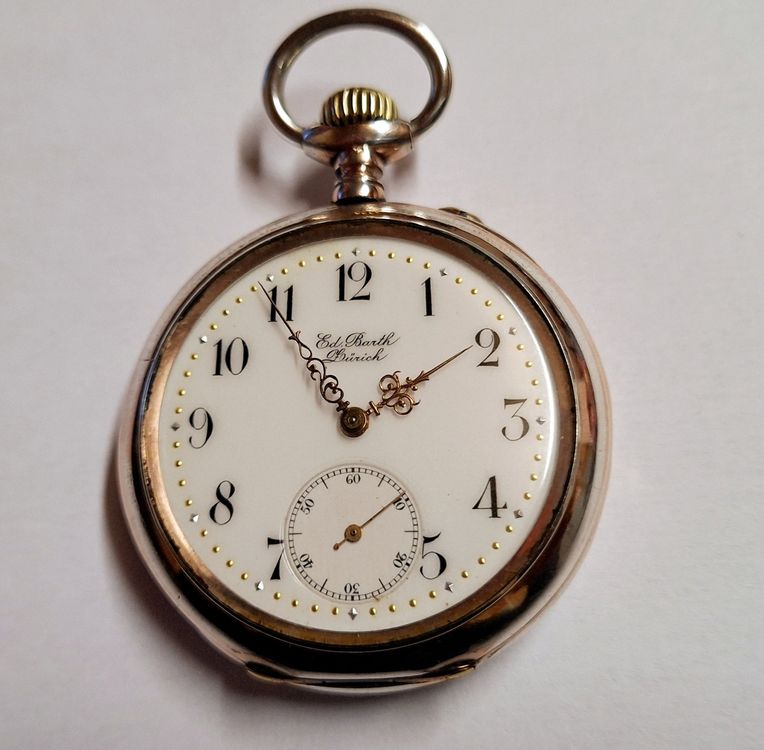 IWC Ed Barth Zürich. Silber Taschenuhr. (Gebraucht) in Madiswil für CHF ...
