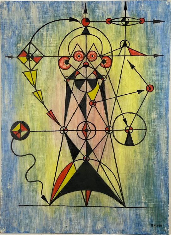 Abstrakte Gemälde signiert (Gebraucht) in Root für CHF 5 – mit Lieferung auf Ricardo kaufen