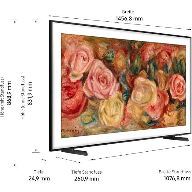 TV The Frame 7.0 65", 3840 x 2160 (Ultra HD 4K), QLED NEU (Neu und ...