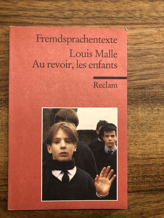 Louis Malle Au revoir les enfants Reclam Fremdsprachentexte (Gebraucht ...