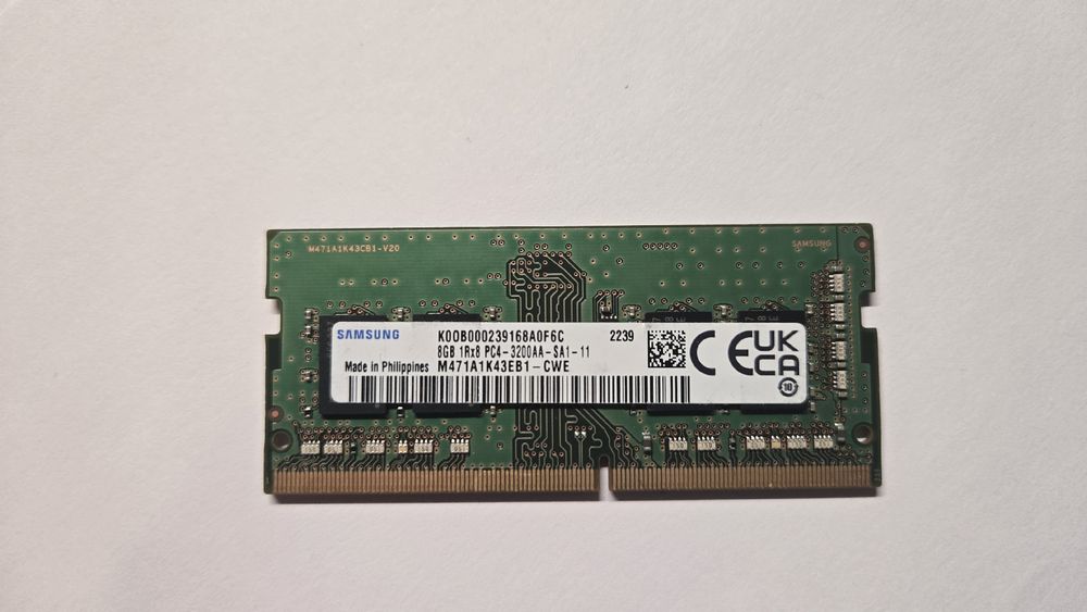 Samsung 8GB RAM PC4-3200AA SO-DIMM Laptop Speicher Top! (Gebraucht) in ...