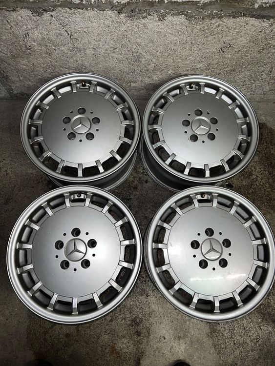 Mercedes Benz Gullideckel Felgen 8x16 ET34 W124 R129 (Gebraucht) in für ...