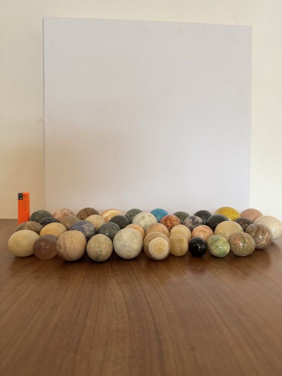 40 verschiedene Polierte Deko-Steine in Ei-Form (> 6Kg) 🔝 (Neu (gemäss ...