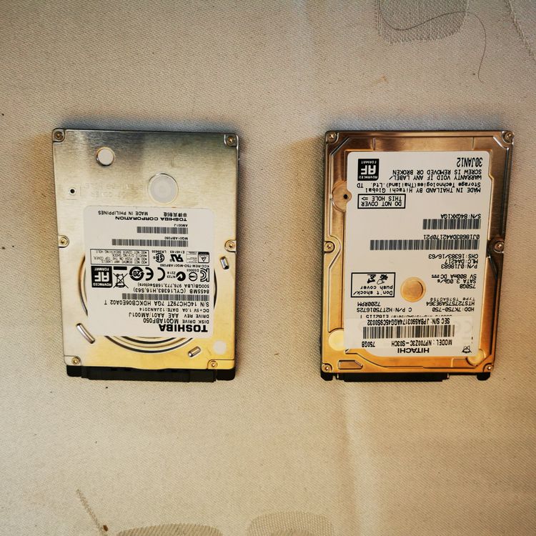 5 SATA SSD und 2 SATA HDD 2.5 Zoll | Kaufen auf Ricardo