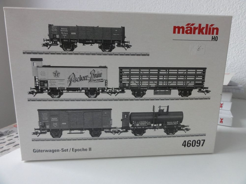 Märklin H0 46097 Güterwagen Set 5-teilig DRG, neu in OVP (Neu und ...
