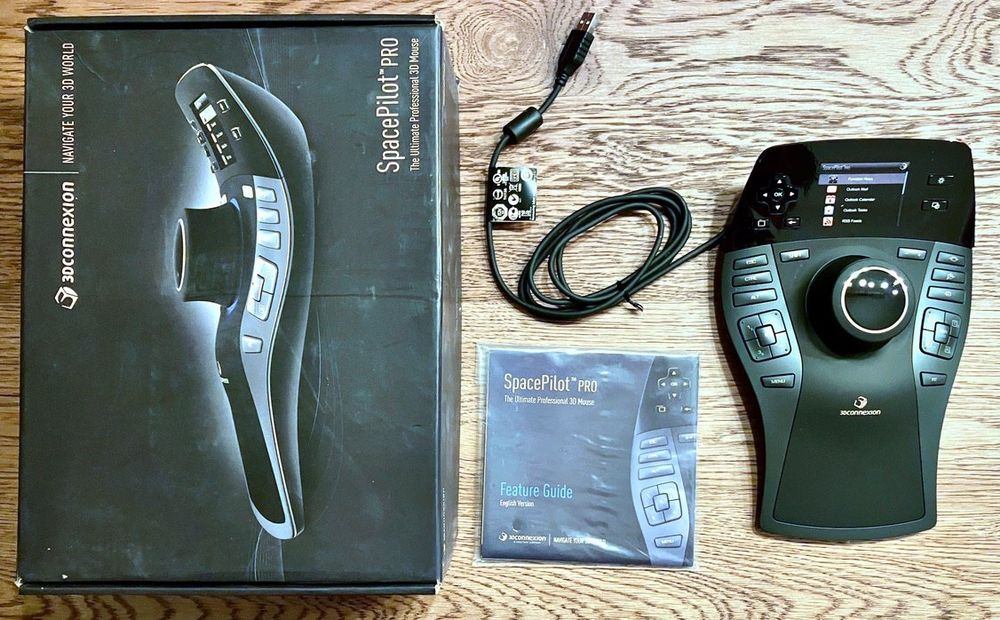 3DConnexion SpacePilot Pro USB optical 3D-Mouse LCD Display (Gebraucht ...