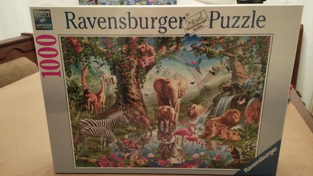 Ravensburger Puzzle 1000 Teile: Abenteuer im Dschungel (Neu) (Neu und originalverpackt) in ...