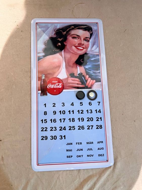 Coca-Cola Kalender Blechschild (66) (Gebraucht) in Illnau-Effretikon ...