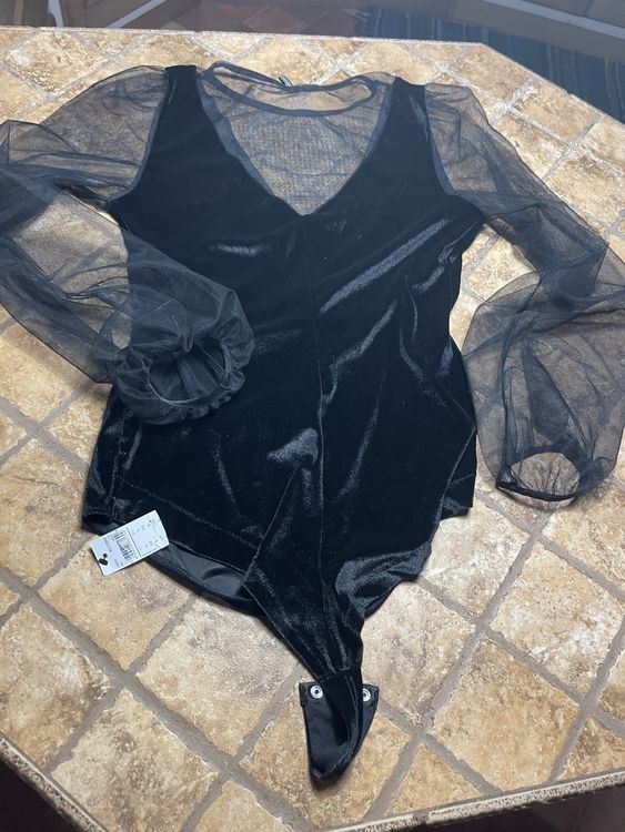 Glamour Body di Calzedonia con maniche trasparente-L-nuovo (Neu und ...