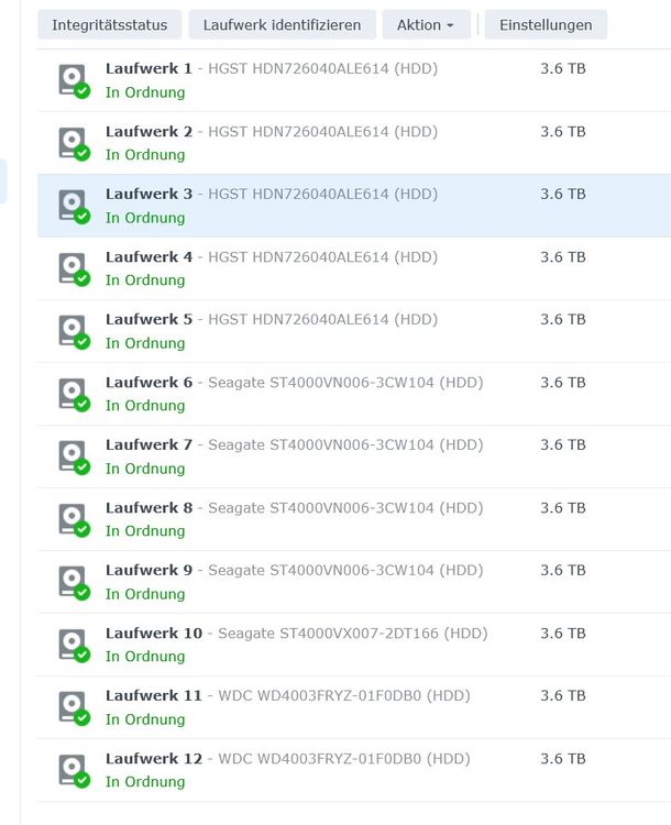 Raid Festplatten aus Rack NAS (Gebraucht) in Domdidier für CHF 280 ...