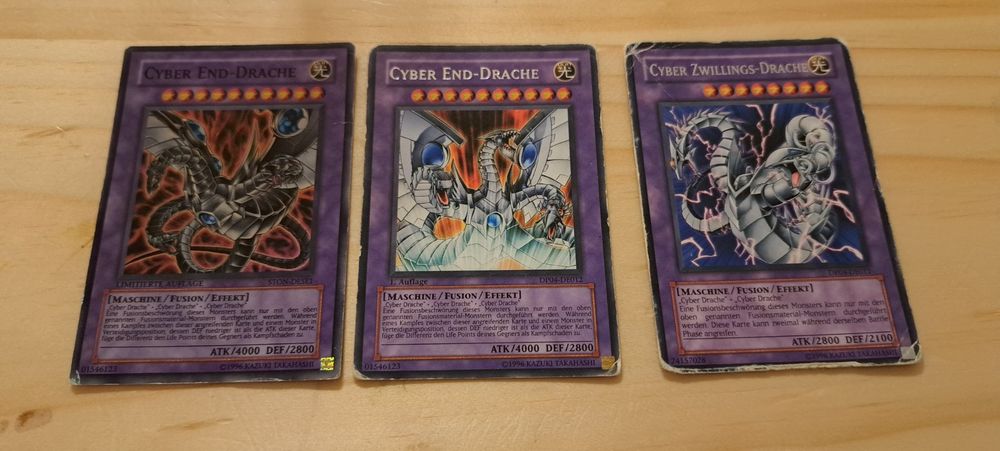 YU-gi-oh Cyberdrache Set (Gebraucht) in Luzern für CHF 1 – mit ...