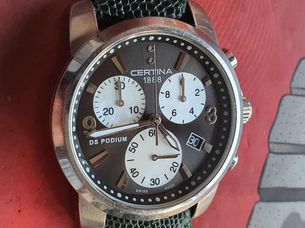 98 Certina DS Podium Date Perlmutt Damen Jumbo (Gebraucht) in Muri AG ...