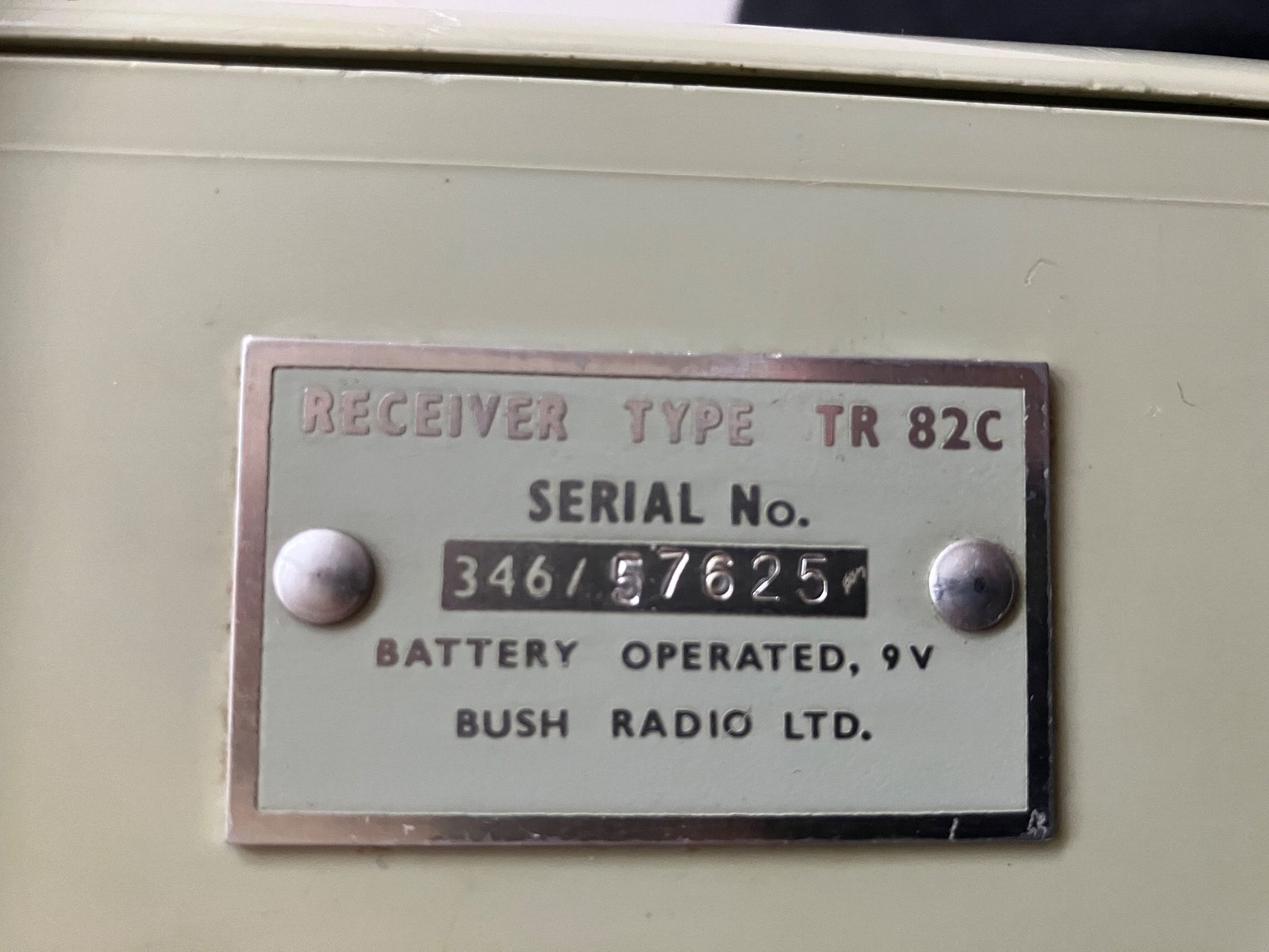 Bush Transistor Radio TR82C, original der Sechziger Jahre! (Gebraucht ...