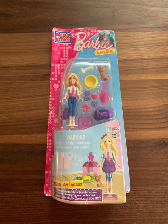 Barbie Mega Blocks Mini mit Hund, neu, selten - ab 4 Jahren | Kaufen ...