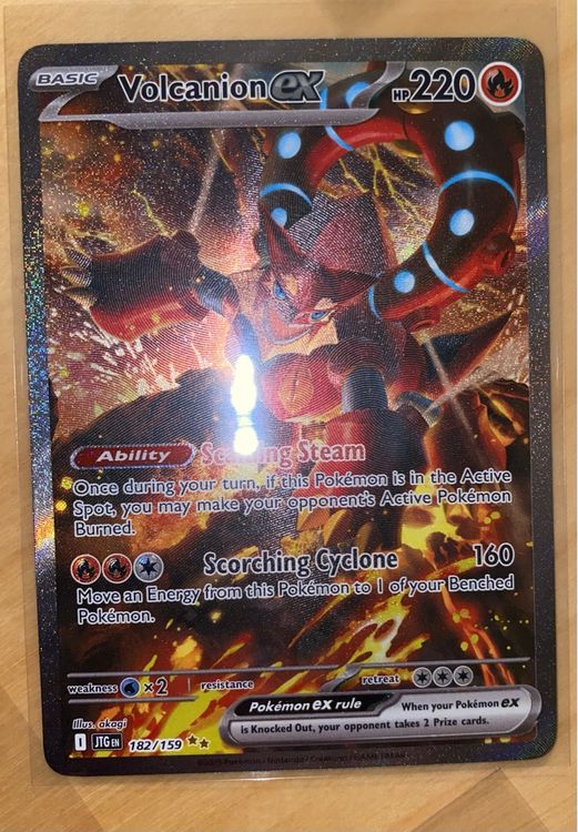 Volcanion EX 182/159 SAR Pokemon, NM/M. Ab 1.- CHF | Kaufen auf Ricardo