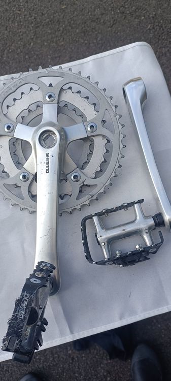 Shimano XT Vintage Kurbelgarnitur inkl. XT Pedalen | Kaufen auf Ricardo