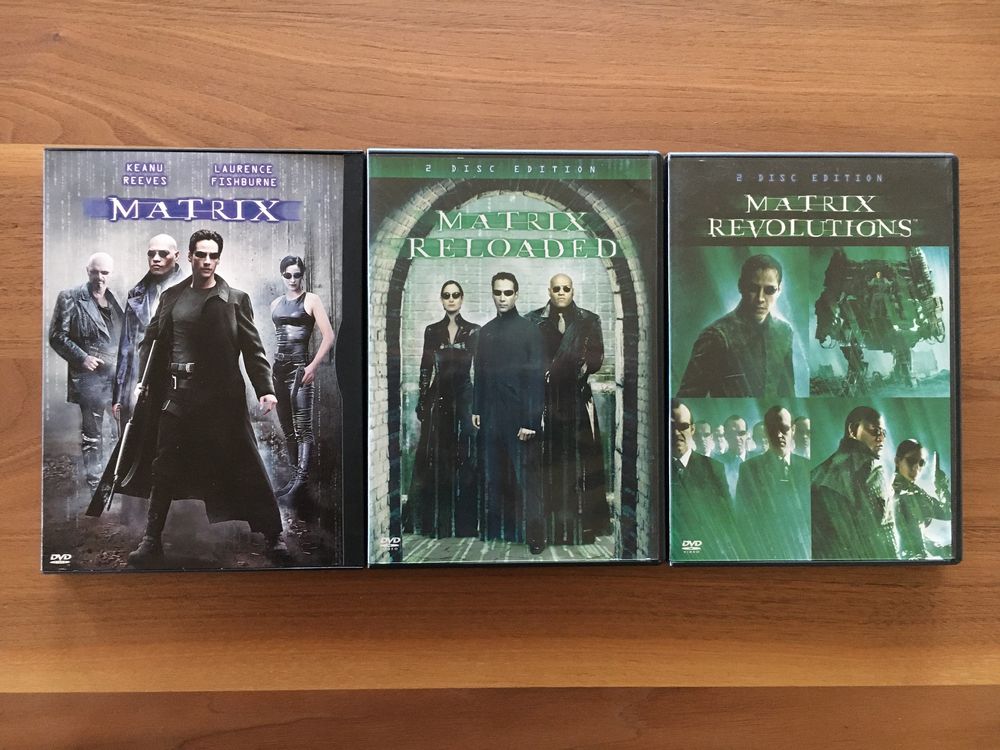 Matrix Trilogie (DVD) (Gebraucht) in für CHF 9.9 – mit Lieferung auf Ricardo kaufen