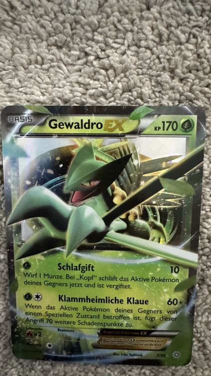 Gewaldro EX - Seltene Pokemon Karte - Top Zustand! (Neu (gemäss ...