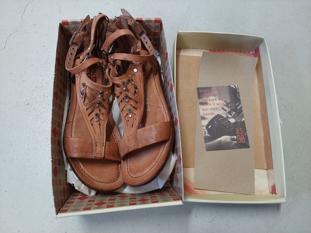 A.s.98 Sandalen Gr. 39 neu ungetragen (Neu und originalverpackt) in Berg TG für CHF 58 – mit ...