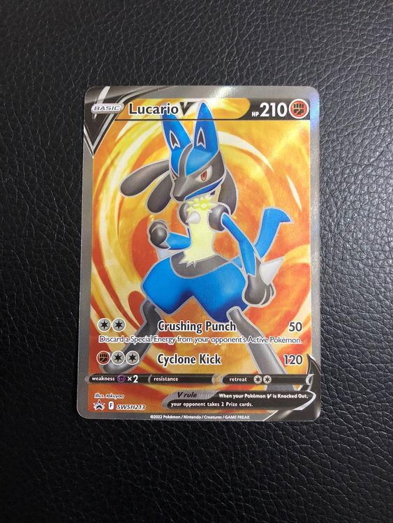 2022 Lucario V Promo SWSH213 Full Art NM Ab 1 (Gebraucht) in Paradiso ...
