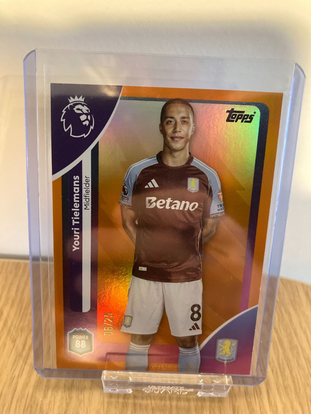 Topps Premier League 2025-26 - Youri Tielemans /25 (Gebraucht) in La ...