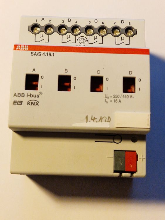 KNX Aktor ABB SA/S 4.16.1 (Gebraucht) in Steinen für CHF 80 – mit Lieferung auf Ricardo kaufen