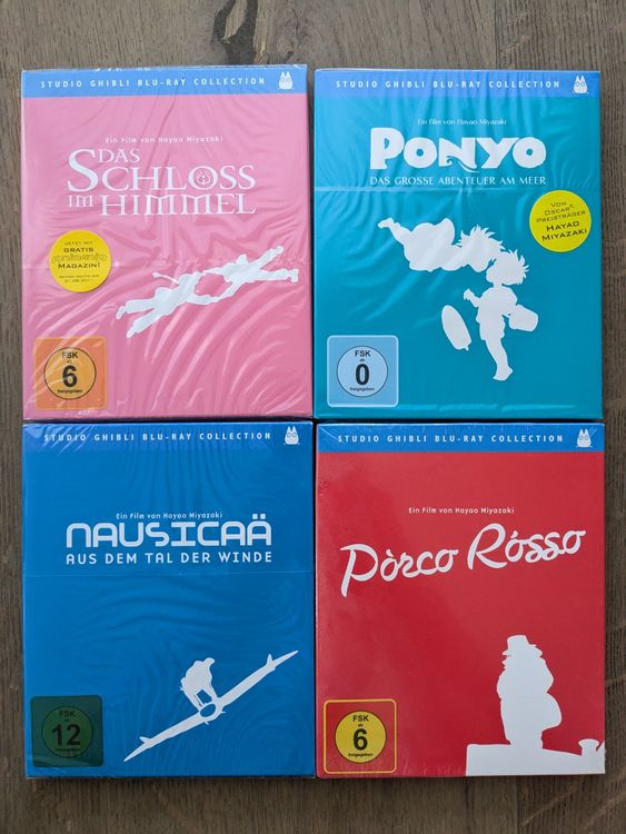 4 Studio Ghibli Filme von Hayao Miyazaki (Set2) (Neu und originalverpackt) in Port für CHF 39 ...