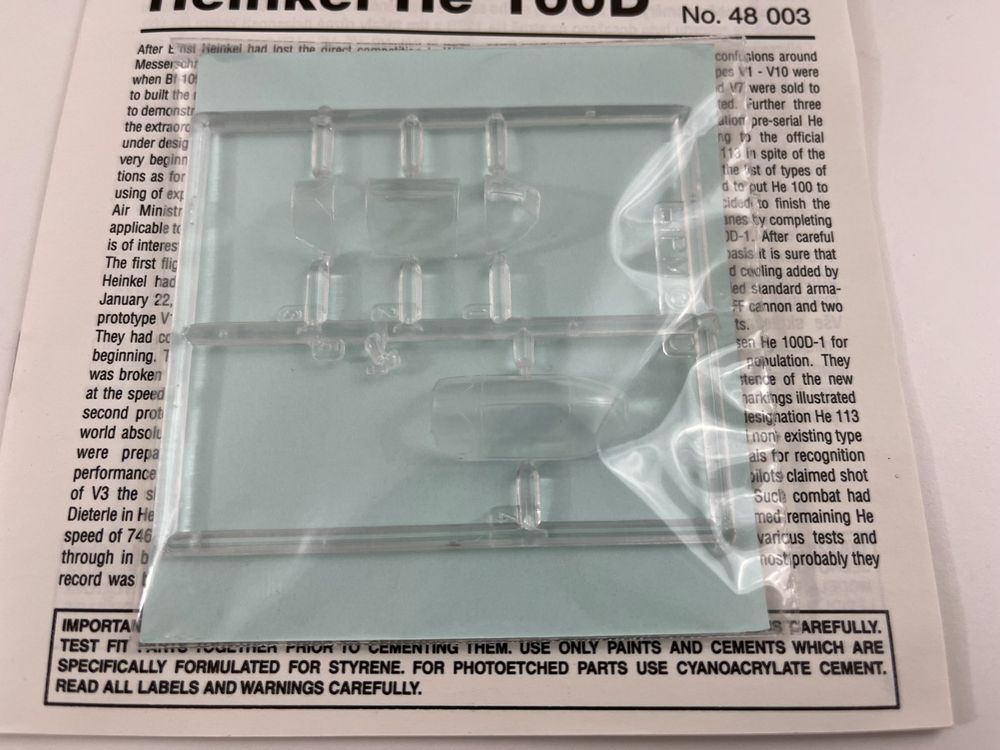 HIPM: 1/48 Heinkel He 100D He 113 propaganda fighter (Neu und ...