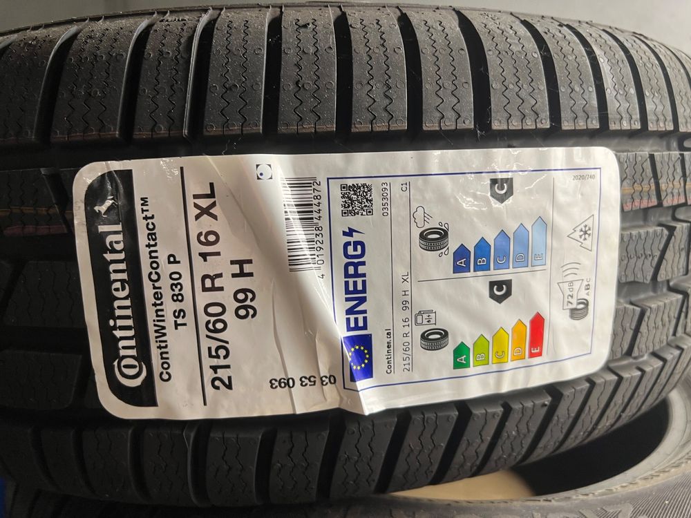 2x Winterreifen 215/60 R16 XL Continental (Neu und originalverpackt) in ...