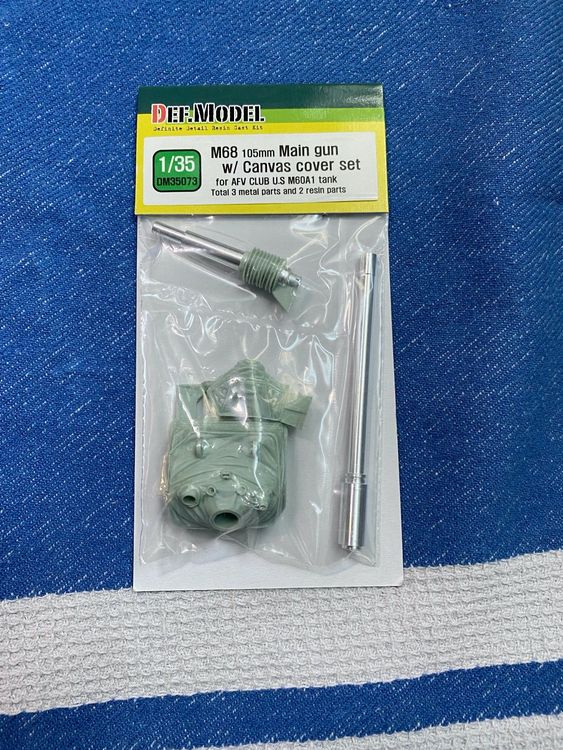 1/35 US M60A1 M68 105MM MAIN GUN & CANVAS COVER SET | Kaufen auf Ricardo