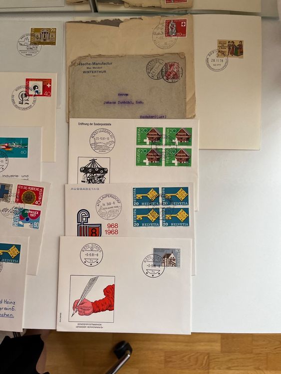 50 FDC/Belege Schweiz ab Alt (Gebraucht) in Murgenthal für CHF 2 – mit Lieferung auf Ricardo kaufen