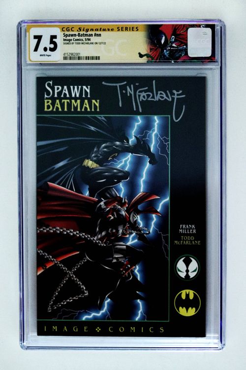 SPAWN BATMAN #1 ONE-SHOT CGC 🔑 KEY SIGNED TODD MCFARLANE (Neu (gemäss Beschreibung)) in Lugano ...