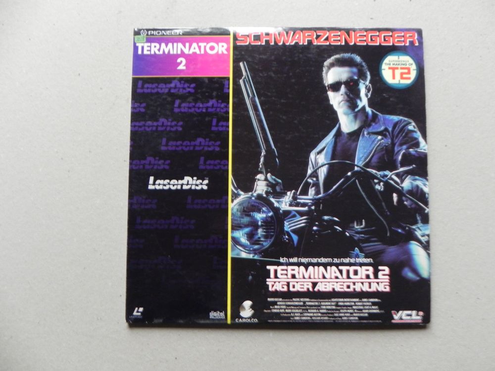 Laserdisc Film Terminator 2 Arnold Schwarzenegger 1991 (Gebraucht) in Siebnen für CHF 27 – mit ...