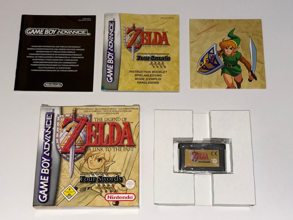 GBA Spiel - Zelda: A Link to the Past and Four Swords (OVP) (Gebraucht ...