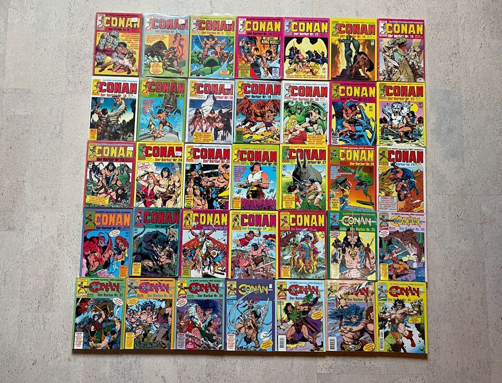Conan der Barbar - Marvel-Superhelden Taschenbücher 35 Stück (Gebraucht ...