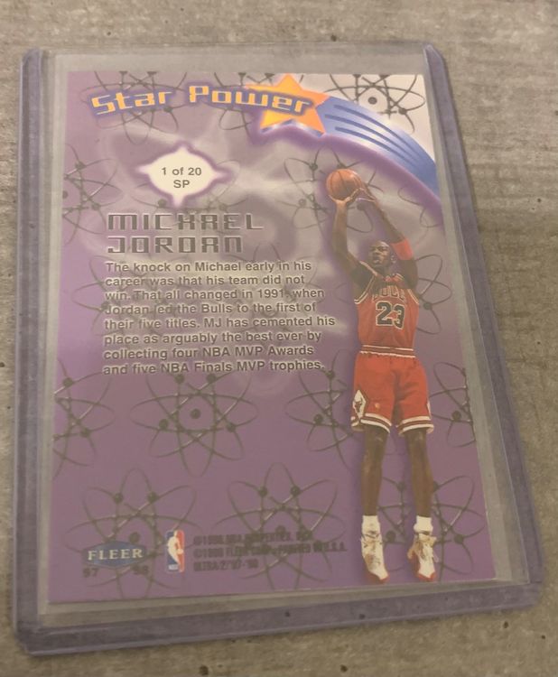 NBA Michael Jordan Star Power Card | Kaufen auf Ricardo