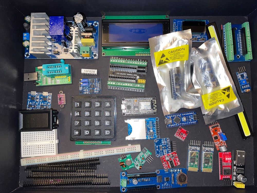 Lot de composants électroniques divers, arduino, modules, (Gebraucht ...