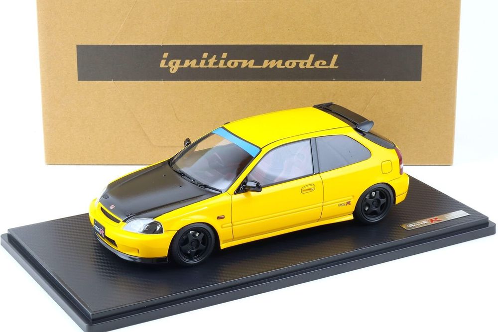 Honda Civic (EK9) Type R yellow/ Carbon 1/18 Ignition NEU | Kaufen auf Ricardo