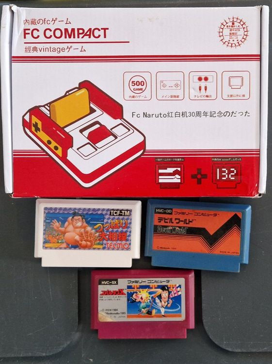 FC Compact - Famicom Clone - 4 cartouches (D'occasion) à La Tour-de ...