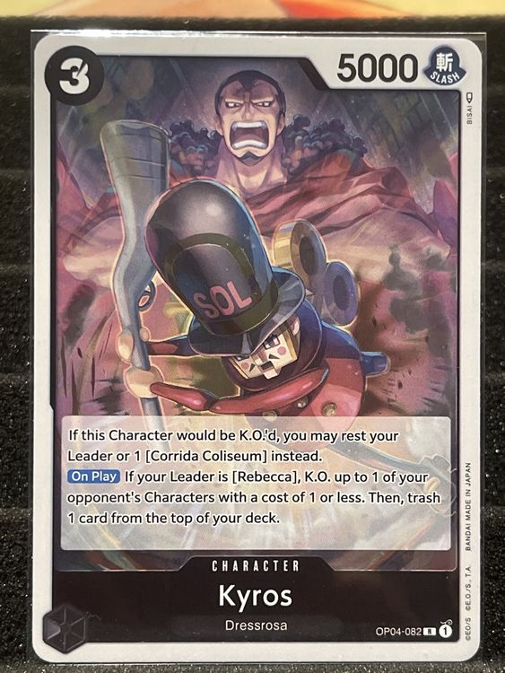 One Piece Karte Kyros OP04-082 Leader | Kaufen auf Ricardo