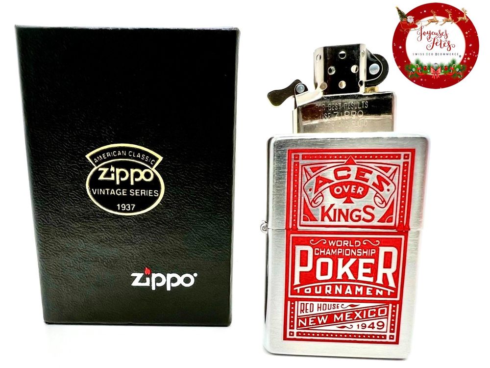 ZIPPO MARLBORO RED POKER VINTAGE SERIES 1937 | Kaufen auf Ricardo