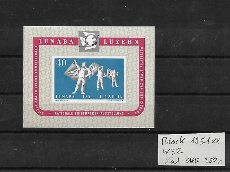 Block 1951 ** W32 Kat: CHF 250.- | Kaufen auf Ricardo