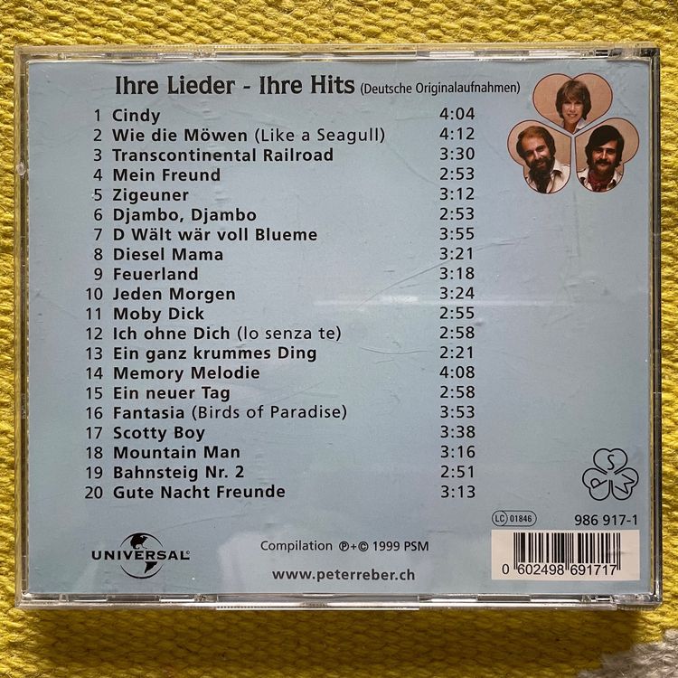 PETER SUE&MARC PETER REBER-IHRE LIEDER-IHRE HITS (Gebraucht) in ...