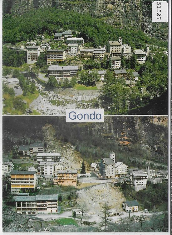 Gondo am Simplonpass - Naturkatastrophe 14. Okt. 2000 (Gebraucht) in ...