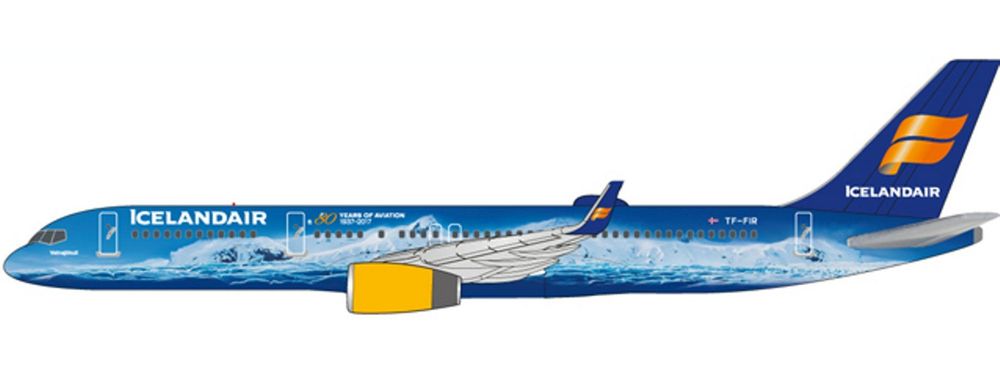Herpa Snap-Fit Boeing 757-200 Icelandair 1:200 Art.611848 (Gebraucht ...